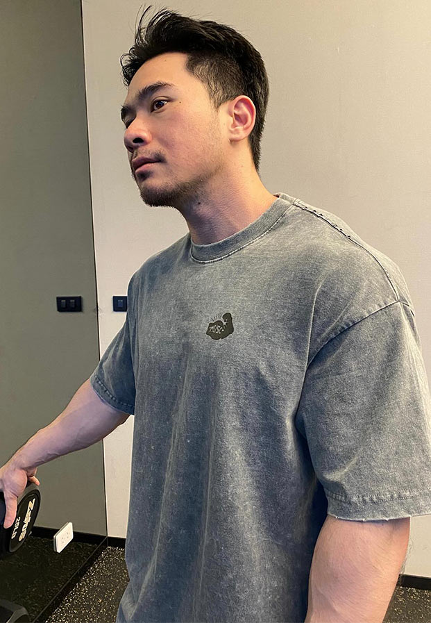 Pasit Charoensuk หนุ่มหล่อนายแบบ สายฟิตเนส กล้ามสวยเนื้อแน่น คมเข้มเซ็กซี่