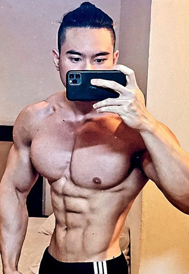 Pasit Charoensuk หนุ่มหล่อนายแบบ สายฟิตเนส กล้ามสวยเนื้อแน่น คมเข้มเซ็กซี่